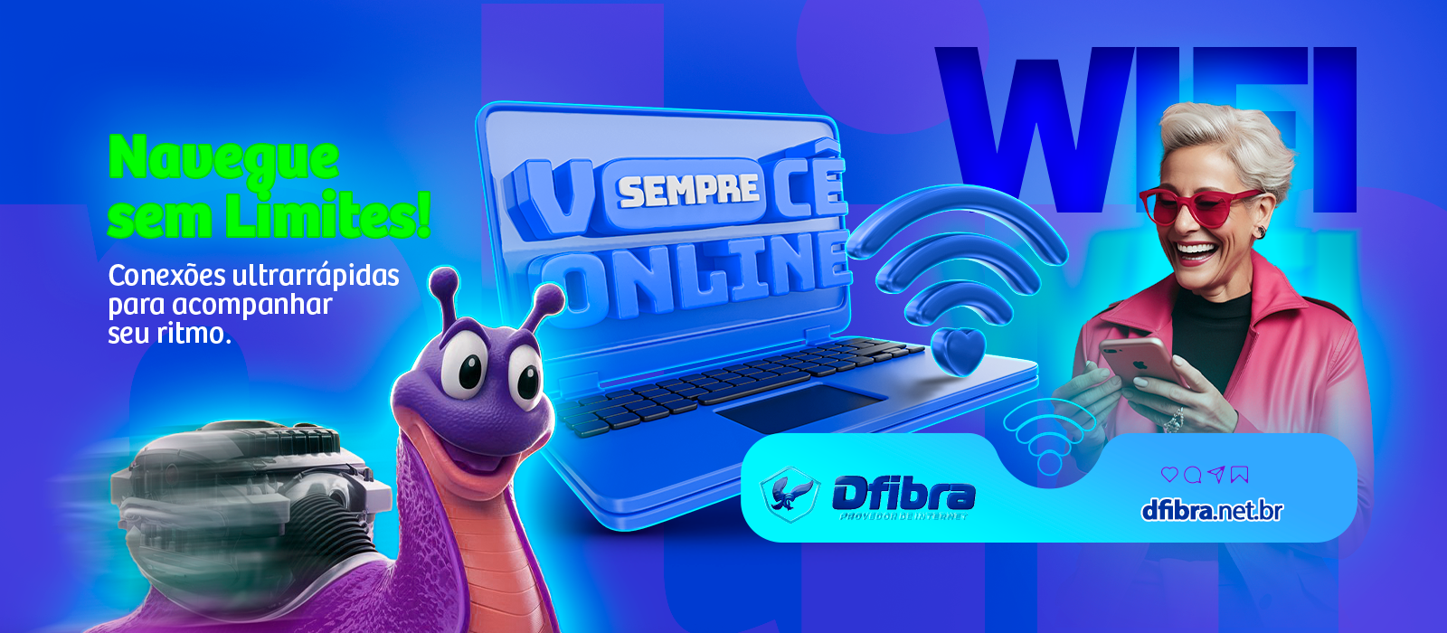 Dfibra Telecom - Internet 100% Fibra